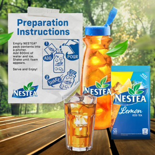 Nestea Apple Blend + Lemon Blend Iced Tea 20g Pack of 24 with FREE ...