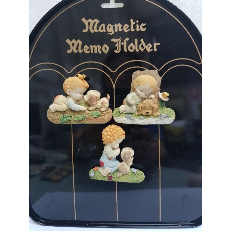 3 assorted ref magnet baby boy with dog design set of 3pcs | Shopee ...