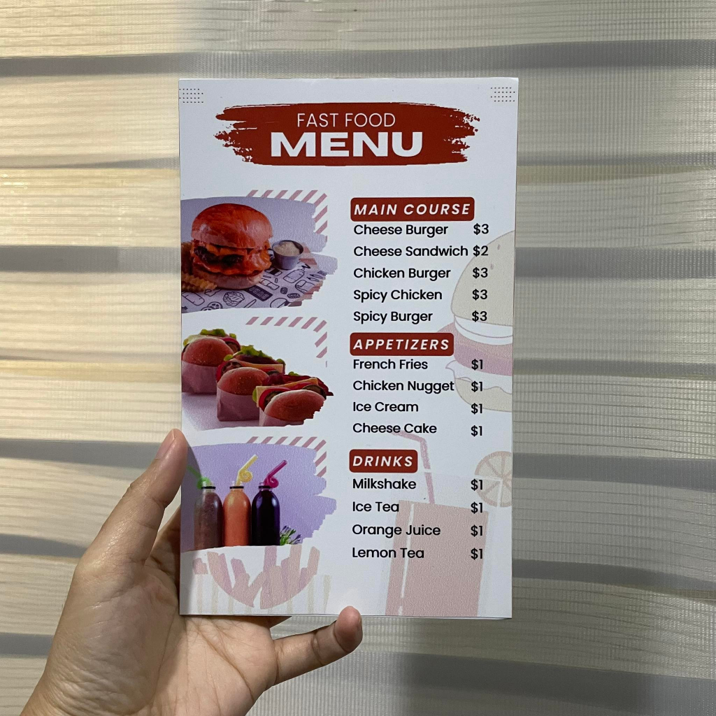 MENU, SIGNAGE BOARD LAMINATED & NON LAMINATED | Shopee Philippines