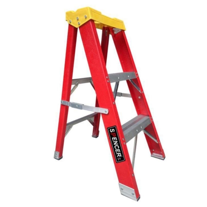 SPENCER USA HEAVY DUTY FIBERGLASS TYPE A LADDER 3 STEPS/ 4 STEPS / 5 ...