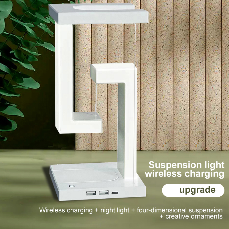 Table Lamp Rechargeable Light Power Bank Desk Lamp Wireless Phone ...