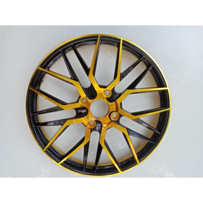 Shark King Sidewheel mags Gold with hub and bearing | Shopee Philippines