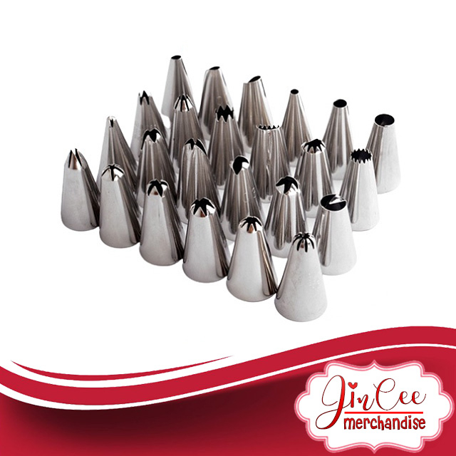 Stainless Piping Tips (33 Nozzle Tip Available) | Shopee Philippines