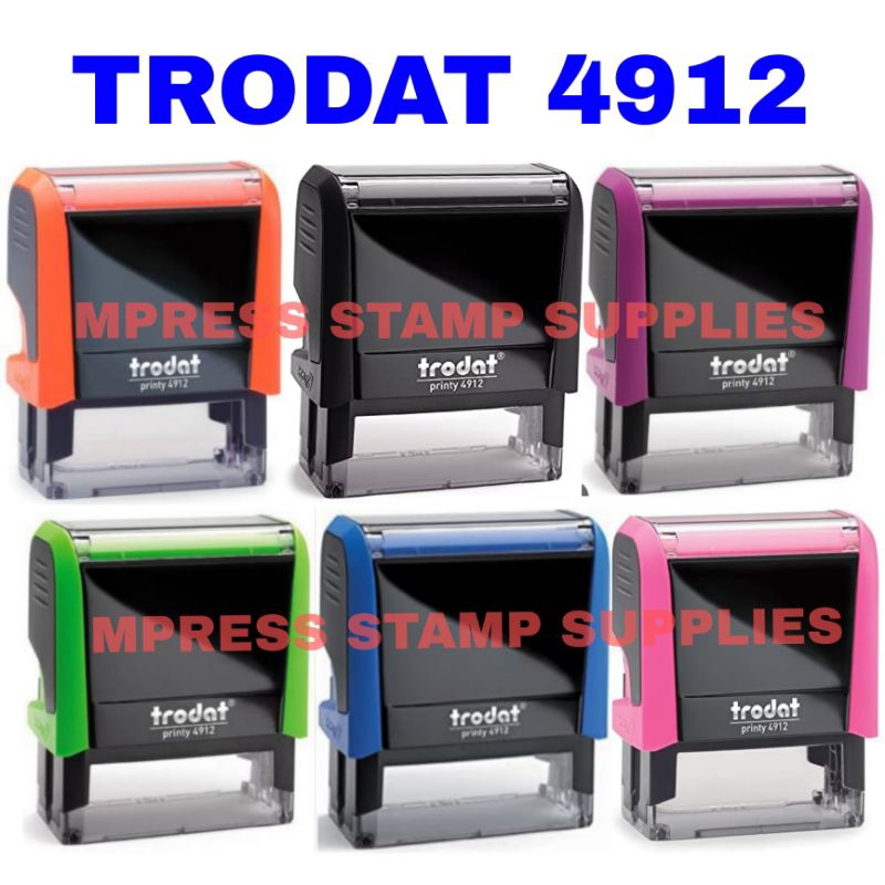 TRODAT 4912 STAMP Case Only and Blank Cartridge NOT CUSTOMIZED ...