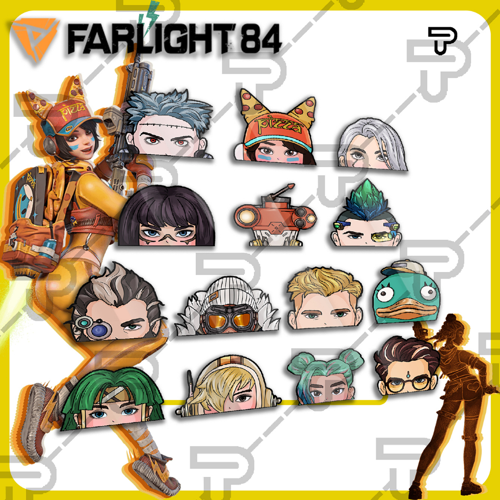 Farlight 84 | Maggie | Phantom | Vinyl Peeker Sticker | Waterproof ...