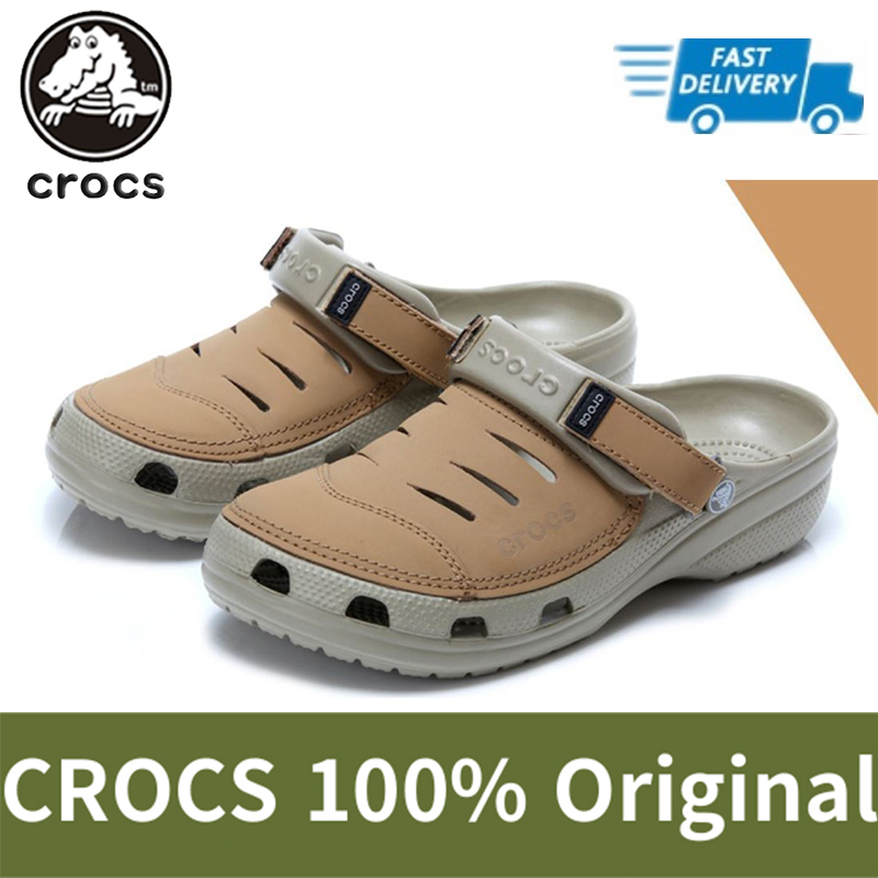 Classic Crocs yukon men's cowhide shoes fashionable business daily ...