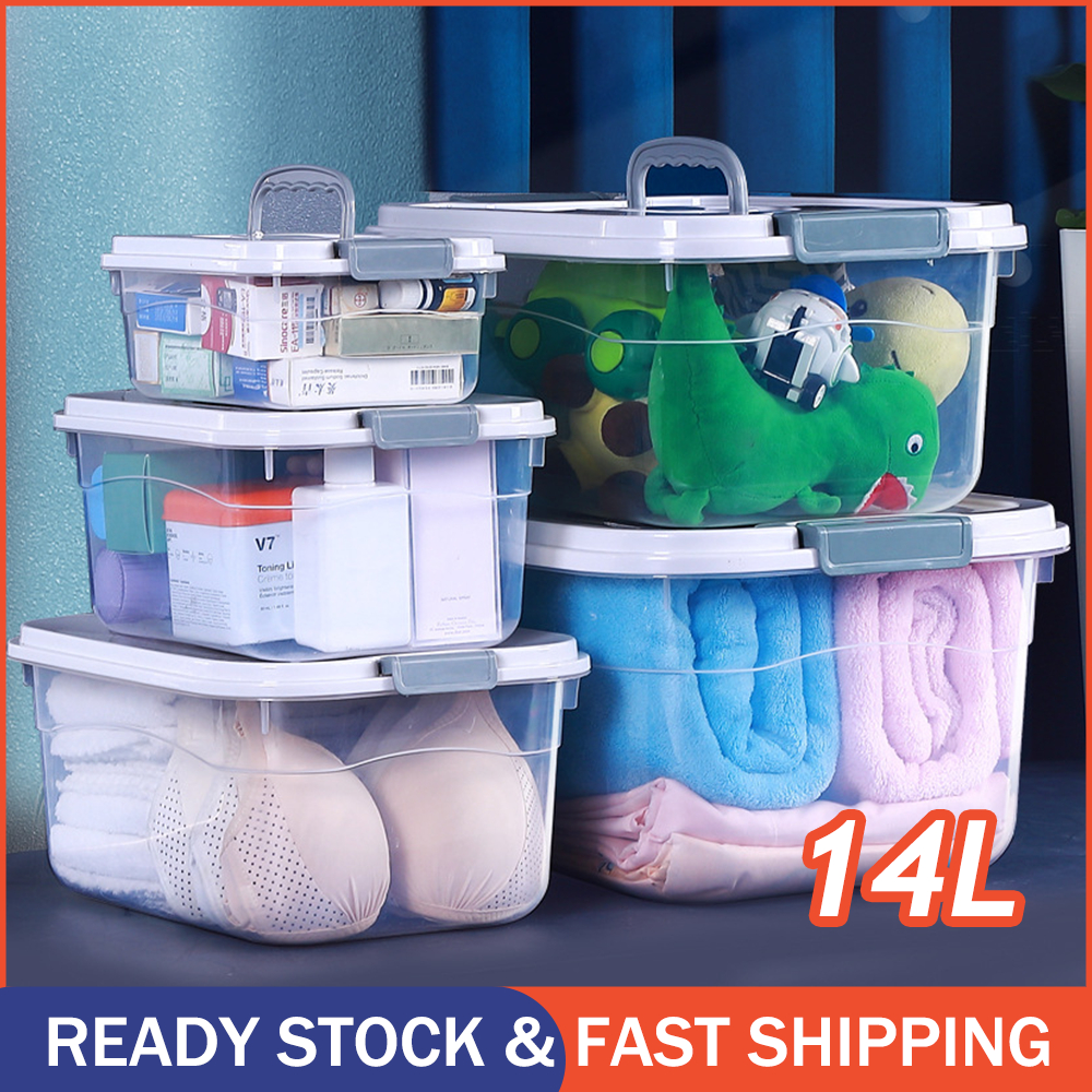 Multifunctional Megabox Transparent Storage Box in Different Sizes With ...