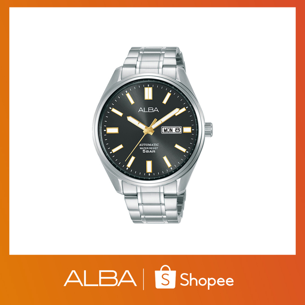ALBA Philippines Black Dial Stainless Steel Strap AL4149X1 Automatic ...