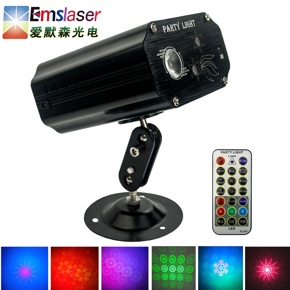 RGB DJ Disco Laser Light Projector Sound Strobe Stage Effect LED ...