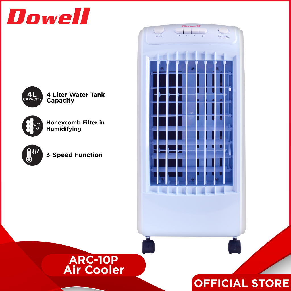 Dowell ARC-10P 3 Liter Evaporative Cooling Fan Air Cooler | Shopee ...