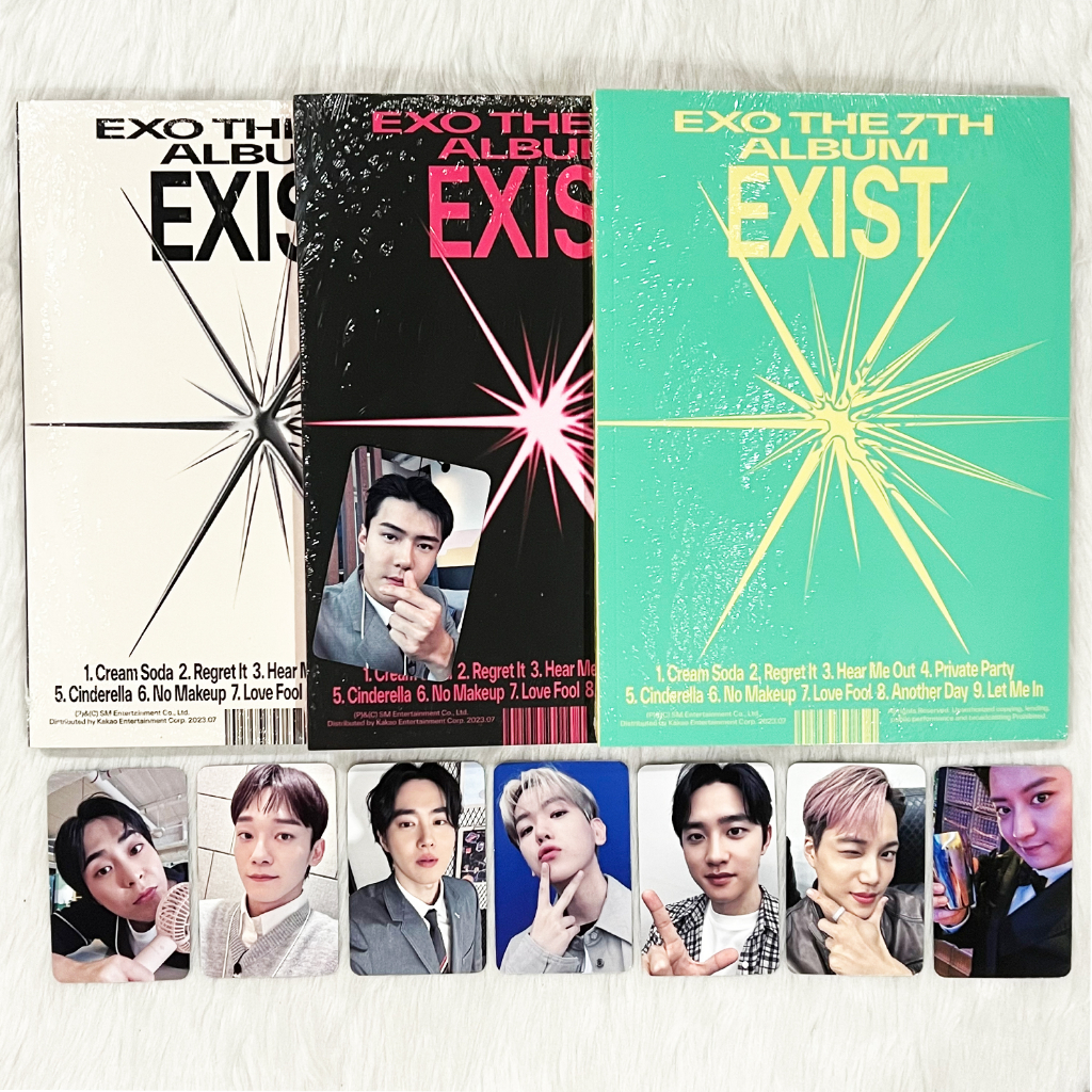 EXO Exist Album with Shopee Kpop Merch Video Call POB Photocards FETA ...