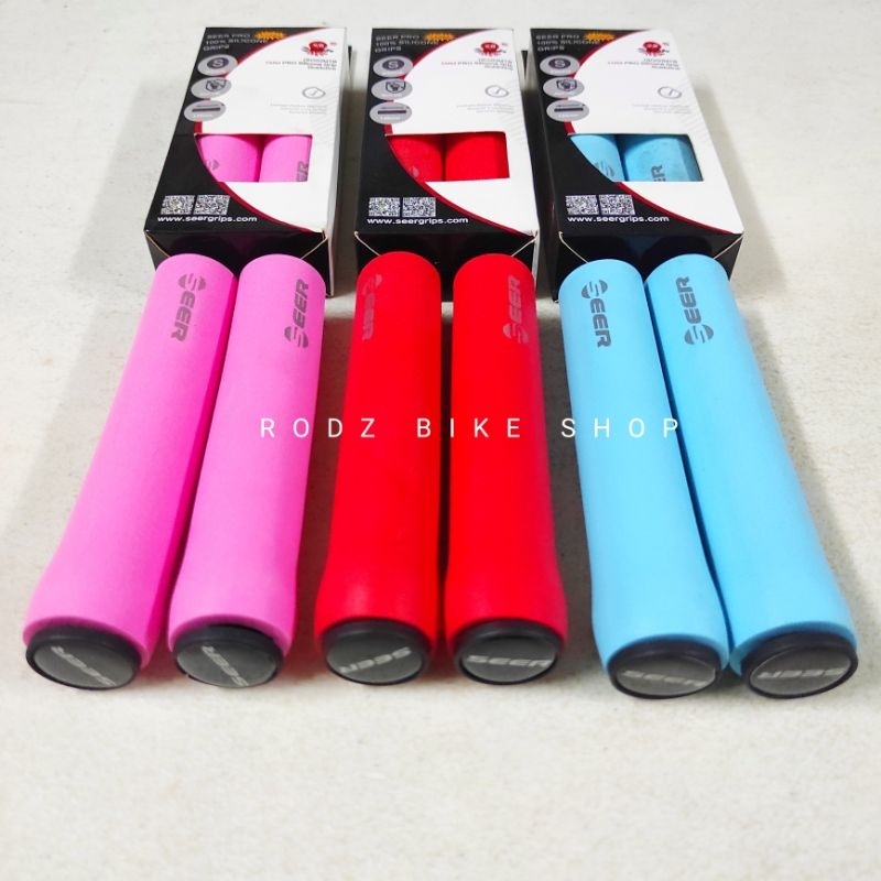 SEER PRO SILICONE GRIP Bicycle Mtb Mountain Bike Handle Grip (Original ...