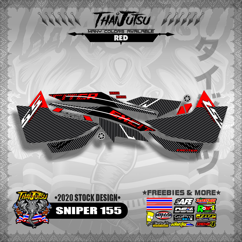 SNIPER 155 MALAYSIAN DECAL ( 2020 STOCK DESIGN )【ThaijutsuStickers ...