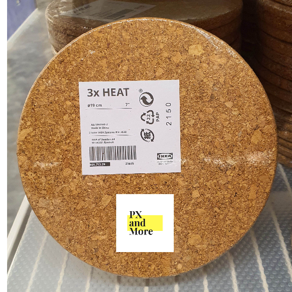 Authentic HEAT Trivet Cork Round 3PCS | Shopee Philippines