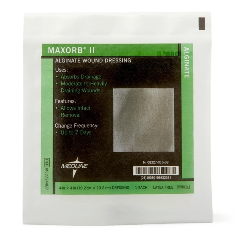 Maxorb ll Alginate Wound Dressing by Medline 4in x 4in | Shopee Philippines
