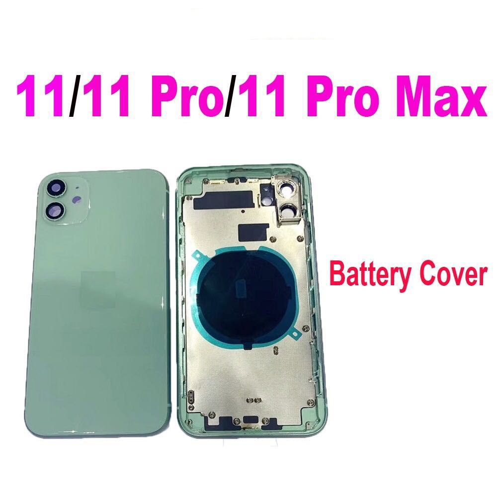 Full Housing For iP 11/11Pro/ 11 Pro Max Back Glass Battery Cover ...