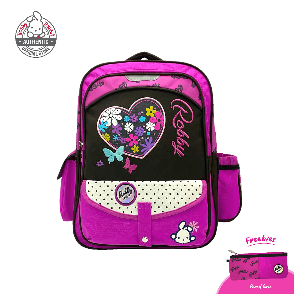 Robby Rabbit Rainbow Butterfly Backpack 16" | Shopee Philippines