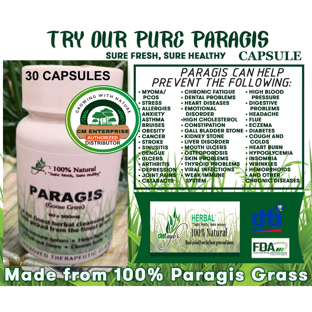 Chef Aybs MINI Paragis Capsule 30pcs Capsule 500mg | Shopee Philippines