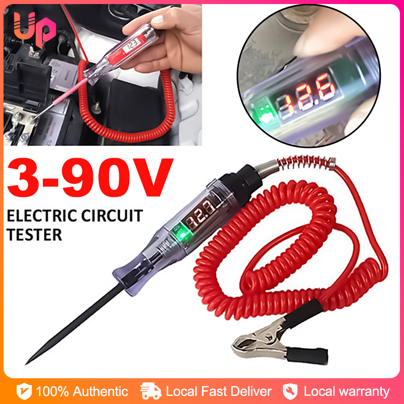 3V-90V DC Car Truck Voltage Circuit Tester Pen Auto Fuse Electrical ...