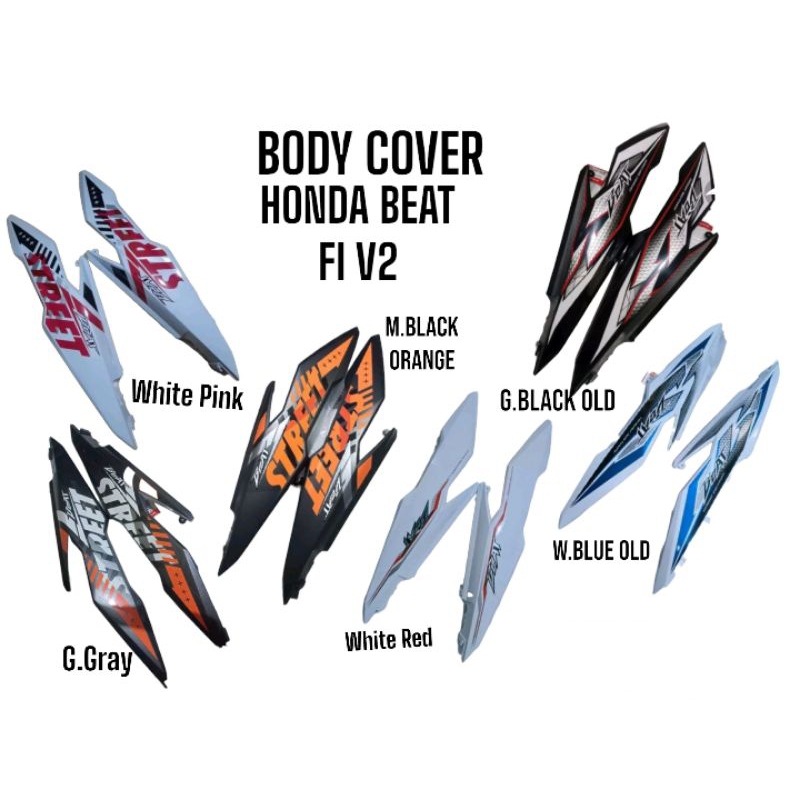 Original Body Cover Honda beat FI V2 | Shopee Philippines