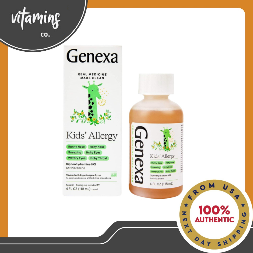 Genexa Kids Homeopathic Allergy Care, Organic and Non-Drowsy (60 count ...