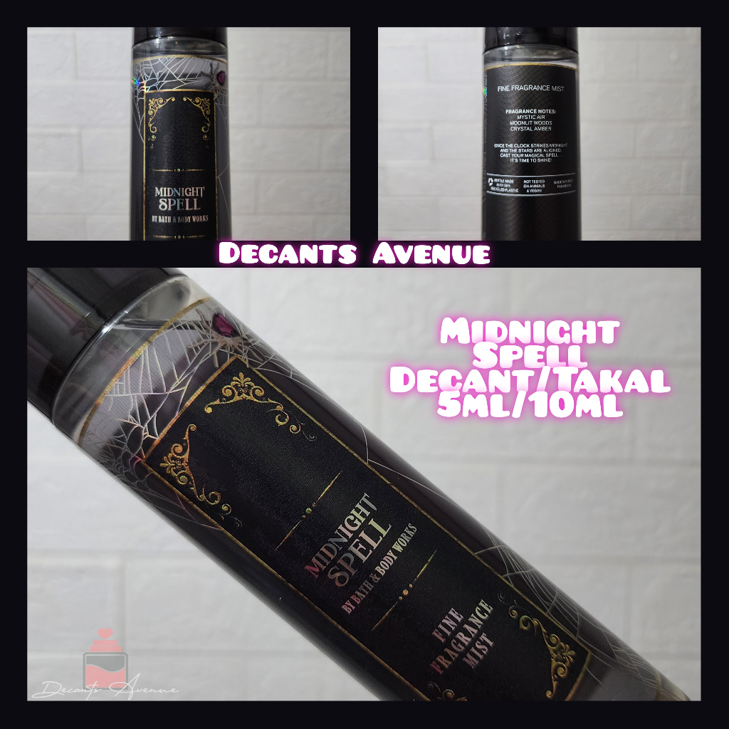 Midnight Spell - Bath And Body Works 1mL 3mL 5mL 10mL | Shopee Philippines