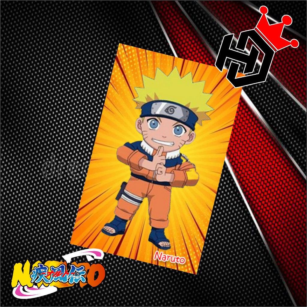 Chibi Naruto Ref Magnet (ATM SIZE) | Shopee Philippines