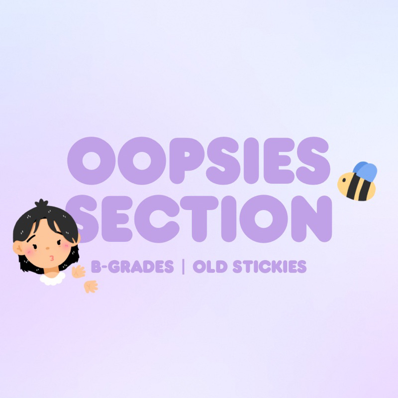 Oopsie Imperfect Sticker Sheets | Per piece | Shopee Philippines