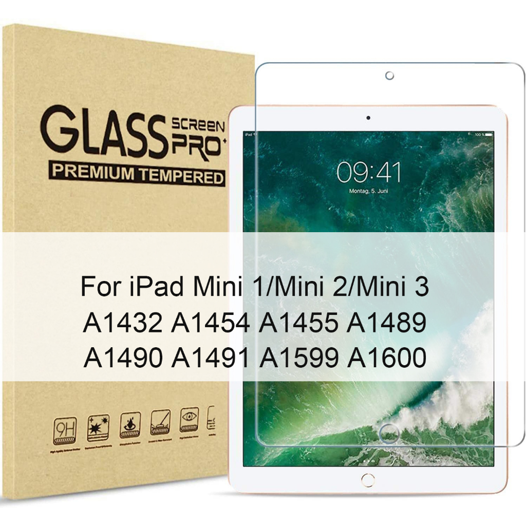 HD Full Cover Tempered Glass for iPad Mini 1 2 3 A1432 A1454 A1455 ...