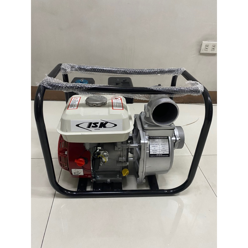 ISK Gasoline Water Pump 2x2 Engine 6.5HP | Shopee Philippines