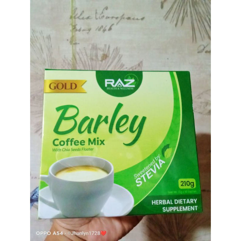 RAZ BARLEY COFFEE COFFEE MIX WITH CHIA SEEDS FLOATER 10SACHET | Shopee ...