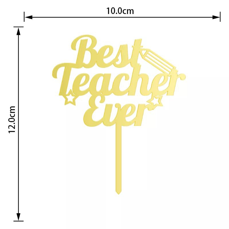 Happy Teachers Day Cake Topper Acrylic | Shopee Philippines