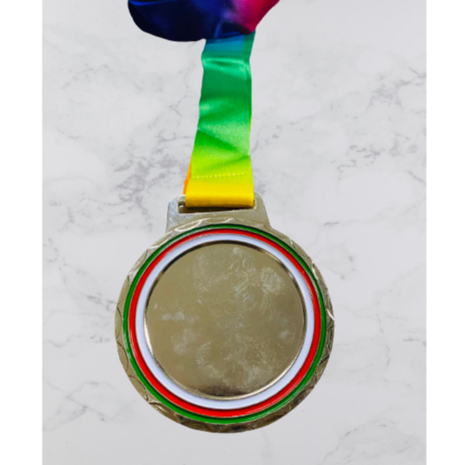 Blank Plain Medal PREMIUM LACE ( 7CM ) AVAILABLE COLORS- ( GOLD ...