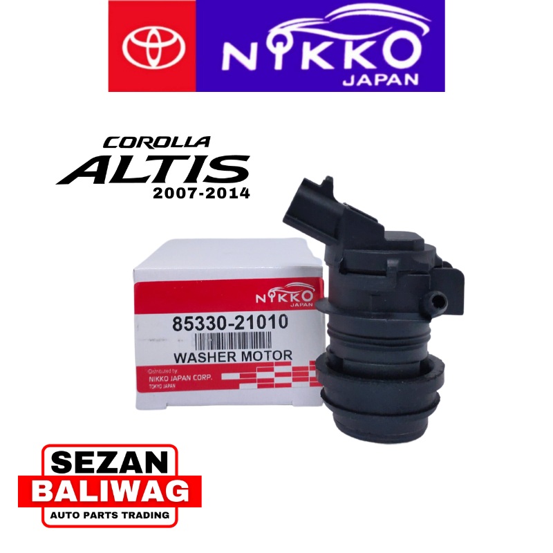 NIKKO JAPAN WINDSHIELD WASHER MOTOR PUMP TOYOTA COROLLA ALTIS 2007-2014 ...