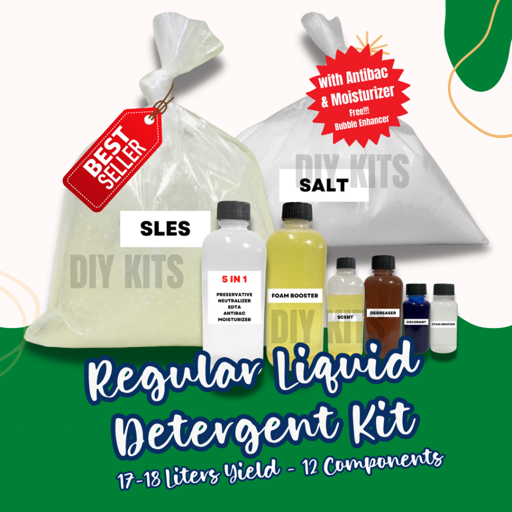 Liquid Detergent Kit DIY 18 Liters Yield | Shopee Philippines