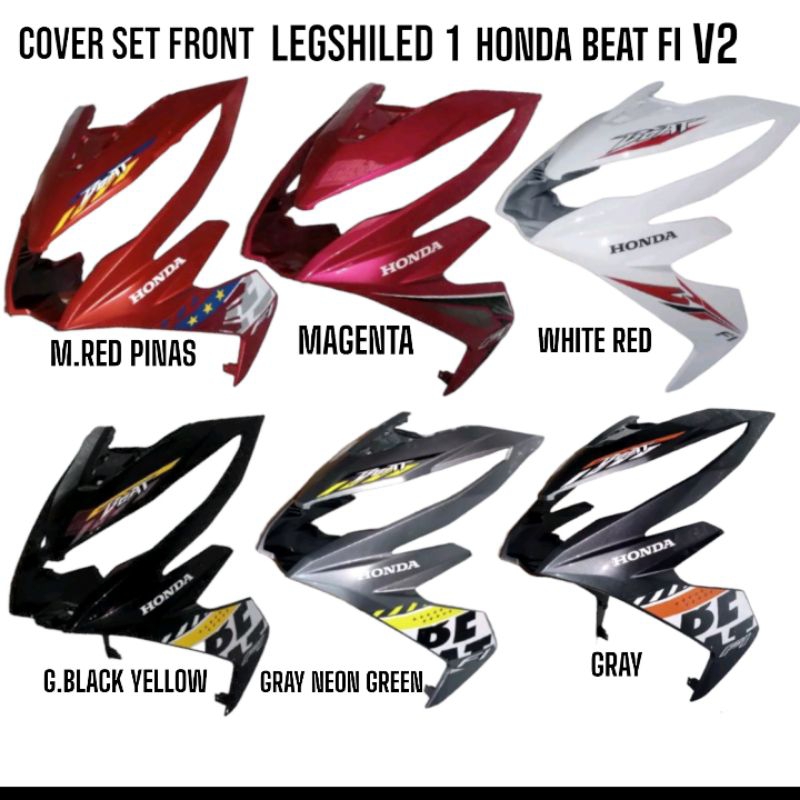Original Cover Set Front Honda Beat FI V2 | Shopee Philippines