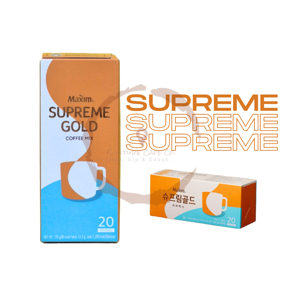 Maxim Supreme Gold Coffee Mix (20 sticks) | Shopee Philippines
