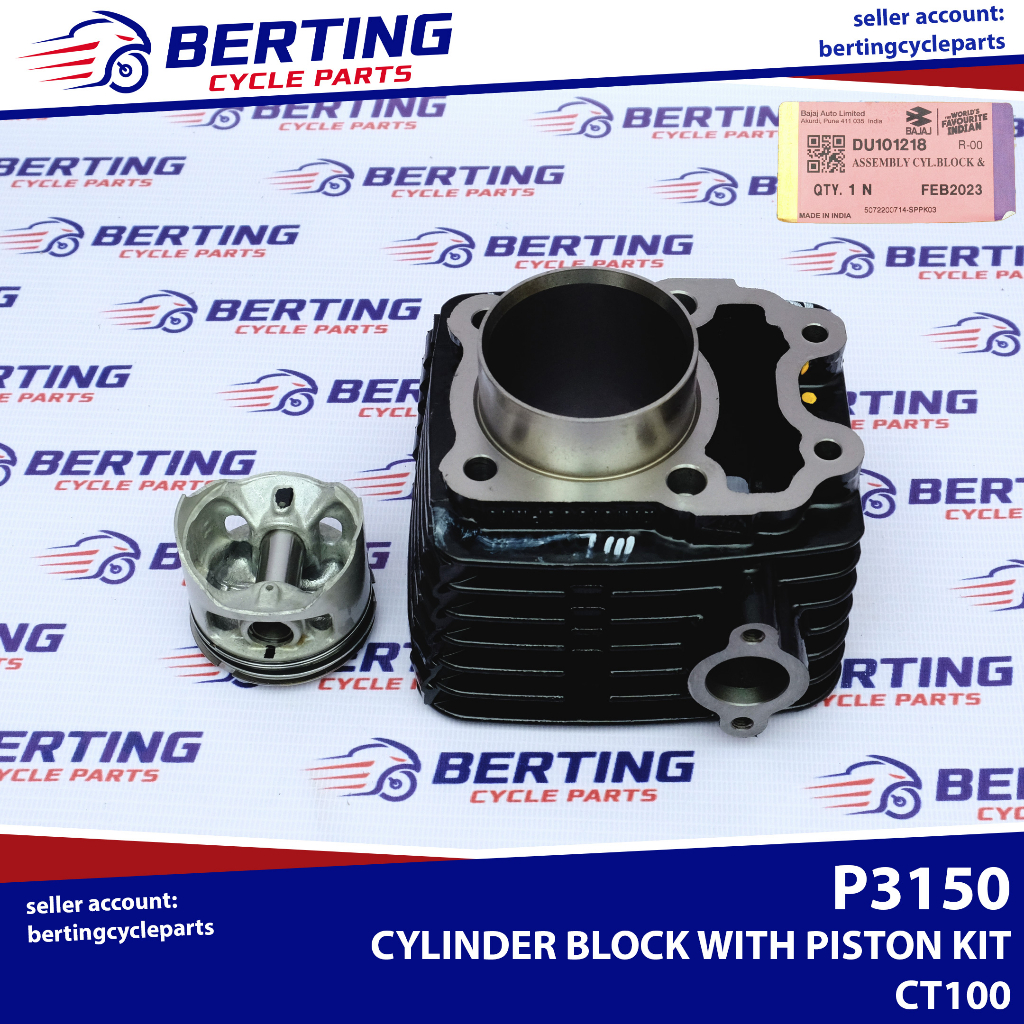 CYLINDER BLOCK WITH PISTON KIT CT100 Genuine DU101218 | Shopee Philippines