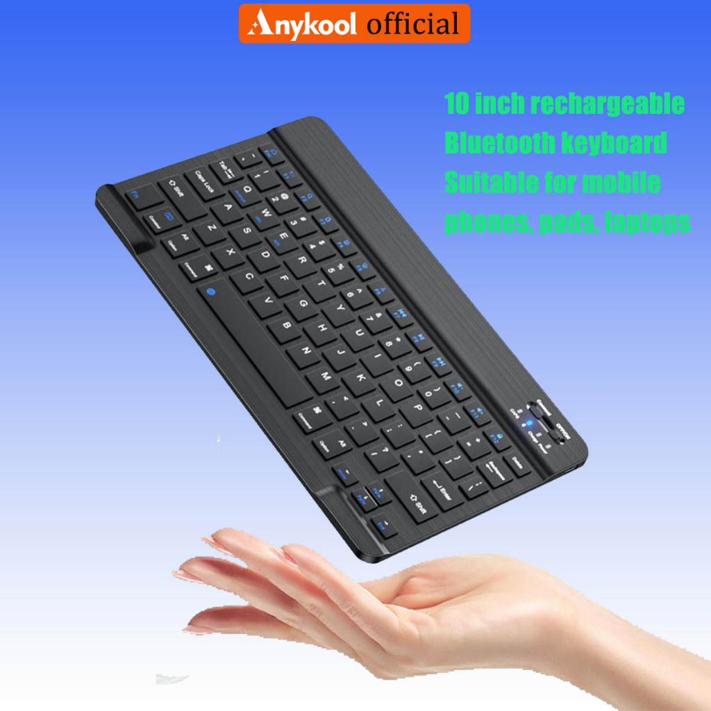 10 inch Wireless Bluetooth Keyboard and mouse For Phone Pad Tablet ...