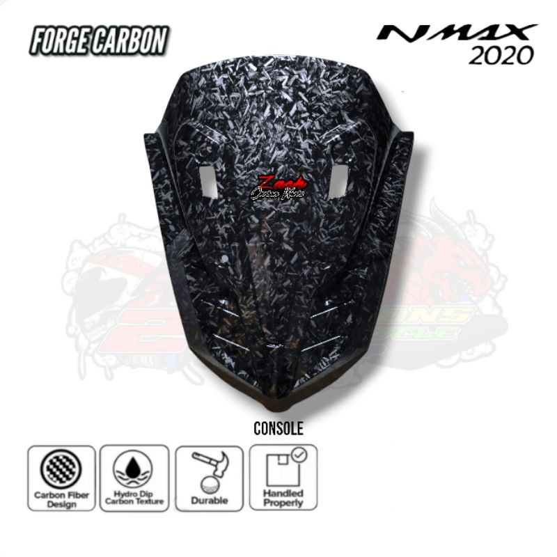 FORGE CARBON! Yamaha Nmax v2 & 2.1 console visor hydro dip | Shopee ...