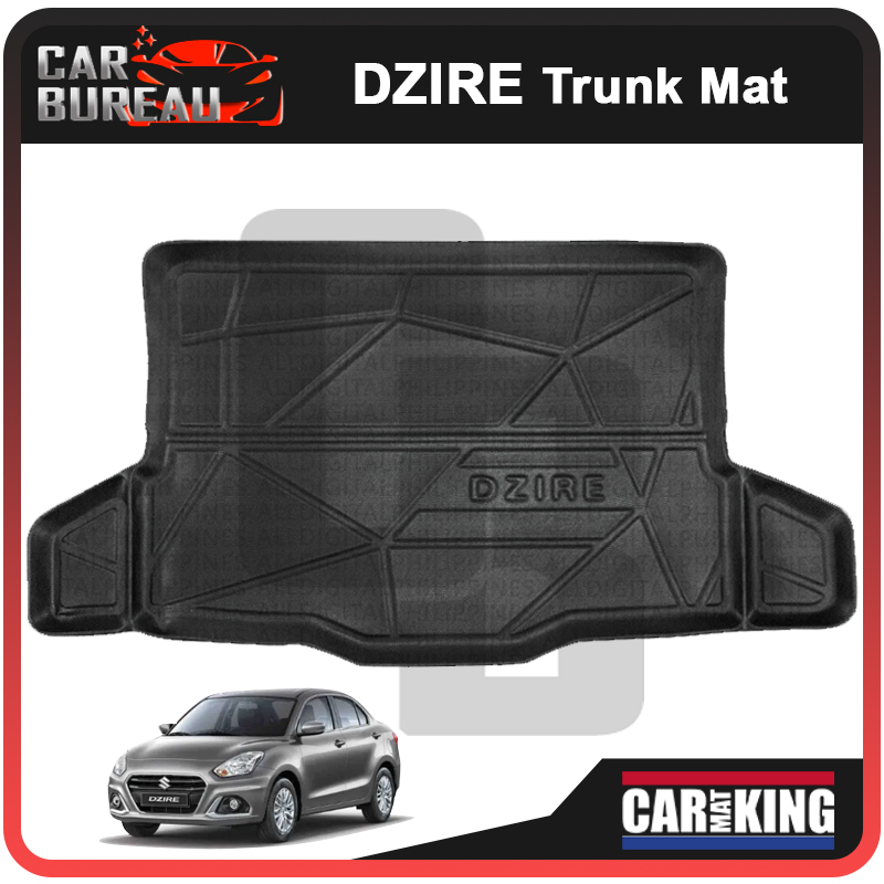 Trunk Tray SUZUKI DZIRE 2018 - 2020 Trunk Mat Cargo Tray | CARMATKING ...