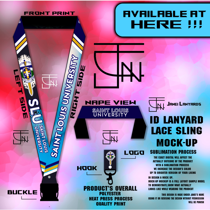 SLU | ID Lace Lanyard with Customized Design | Shopee Philippines