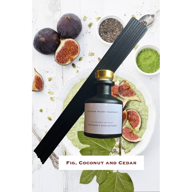 Kathrina Wilder Fragrance Fig, Coconut and Cedar Aromatic Reed Diffuser ...