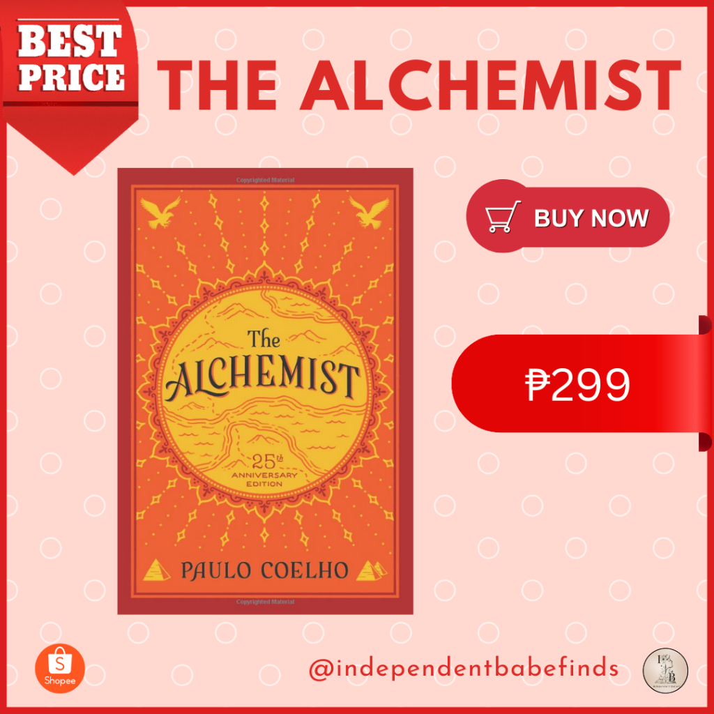 THE ALCHEMIST BY PAULO COELHO Soft Cover | Shopee Philippines