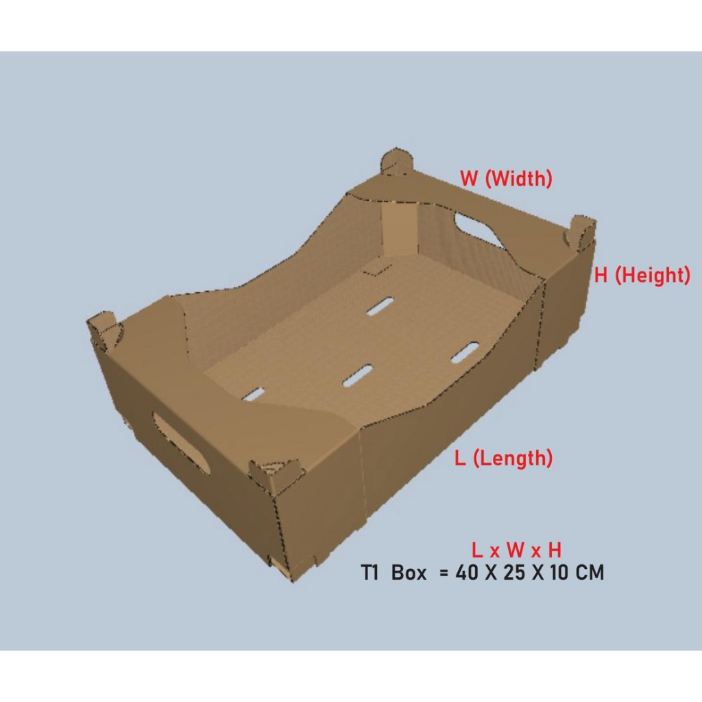 Tray Boxes / Column Trays / Agricultural Trays (Corrugated) | Shopee ...