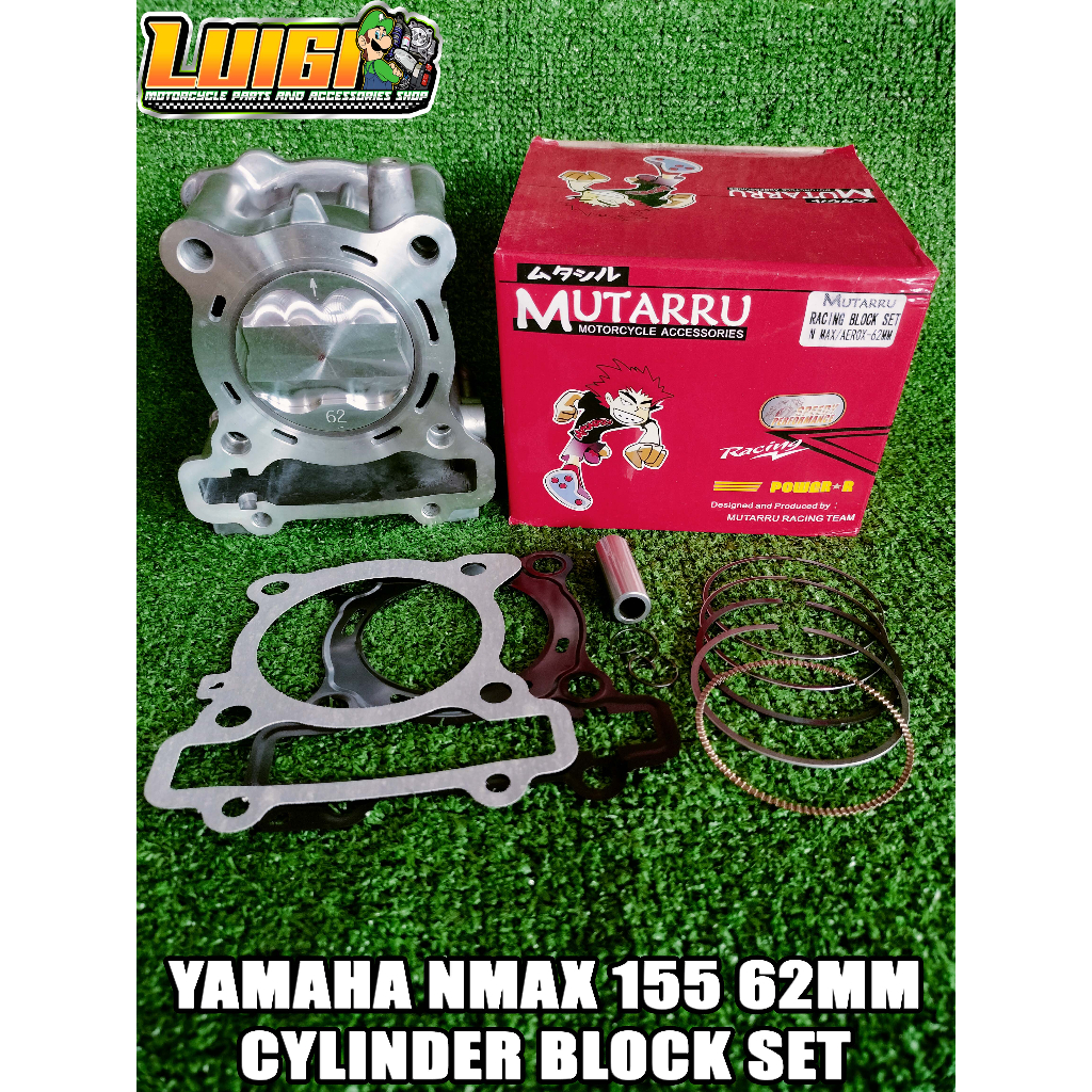 MUTARRU YAMAHA NMAX 155 62MM CYLINDER BLOCK SET | Shopee Philippines