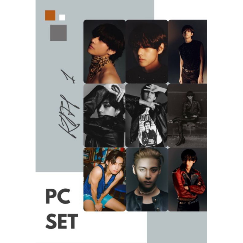 BTS V FANMADE PC SET | Shopee Philippines