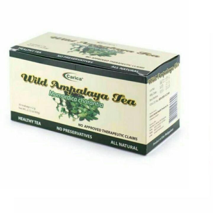 Wild Ampalaya Tea by Carica (30 Teabags) | Shopee Philippines