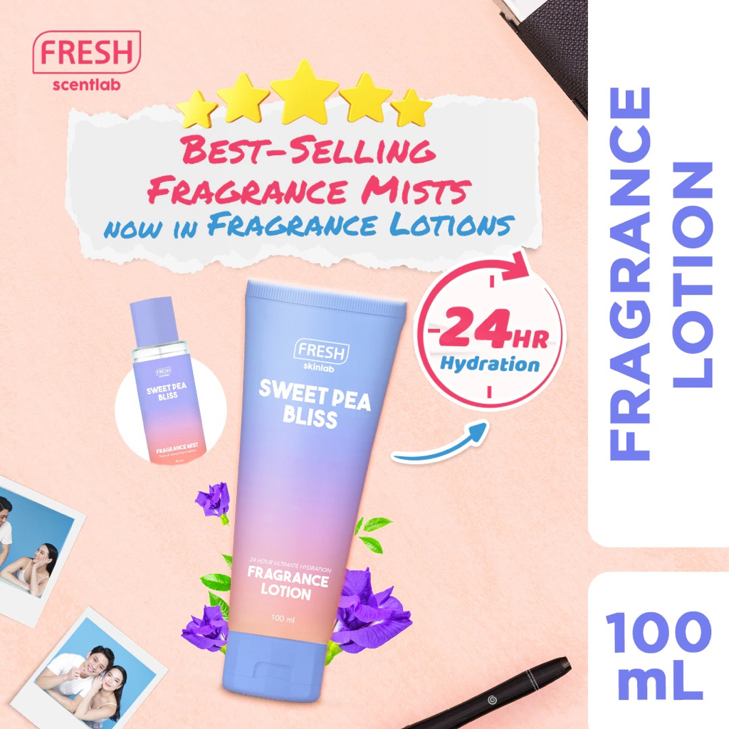 FRESH Skinlab Sweet Pea Bliss Fragrance Lotion 100ml | Shopee Philippines
