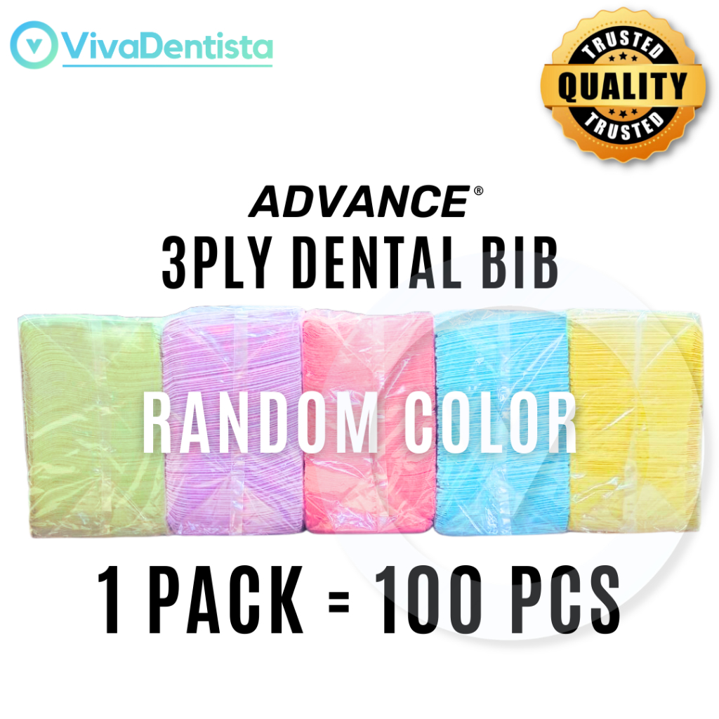 Disposable Dental Bib Poly Bibs (100pcs) 3ply or 2ply | Shopee Philippines